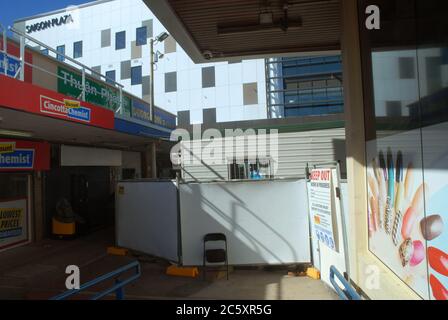 Building works for the new Saigon Plaza, Inala, Brisbane, Queensland ...