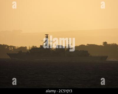 HMS St Albans (F83), a Duke-class (or Type 23) frigate operated by the ...