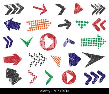 direction stamp. direction sign. round grunge label Stock Vector Image ...