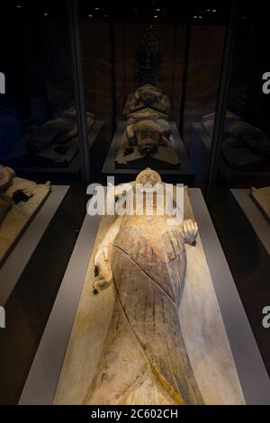 Carthagin sarcophagus of the winged priestess, Carthage, necropolis of ...