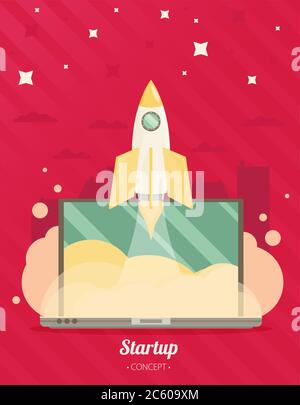 rocket launcher start up Stock Vector Image & Art - Alamy