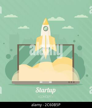 rocket launcher start up Stock Vector Image & Art - Alamy