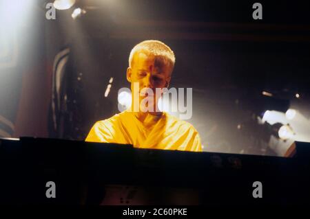 Stephen Luscombe from Blancmange live at the Hammerswithh Palais ...