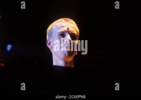 Stephen Luscombe from Blancmange live at the Hammerswithh Palais ...