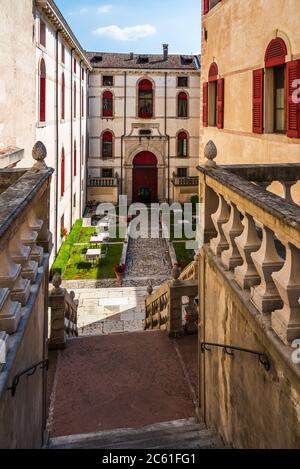 Castel Brando. Evolution of a stately castle. Treviso Stock Photo - Alamy