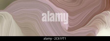 unobtrusive banner with elegant modern soft swirl waves background ...