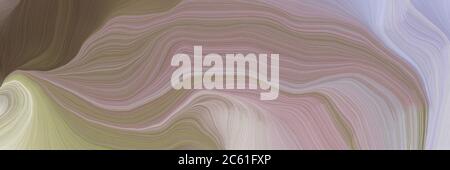 unobtrusive banner with elegant modern waves background illustration ...