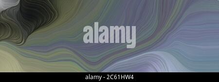 unobtrusive banner with elegant modern soft swirl waves background ...