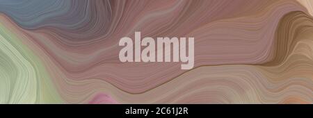 unobtrusive banner with colorful curvy background design with pastel ...