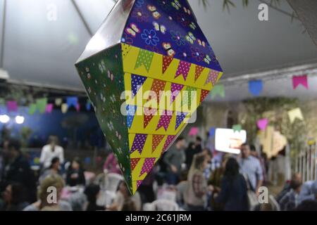 colored paper balloon, June party in Brazil Stock Photo - Alamy