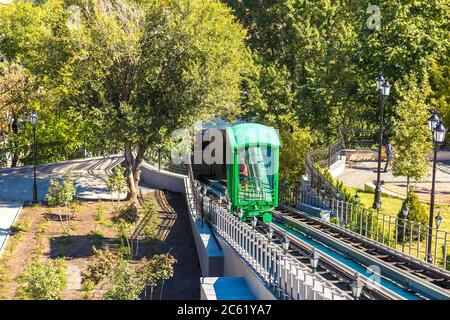 Funicular railway in Odessa, Ukraine in a beautiful summer day Stock ...