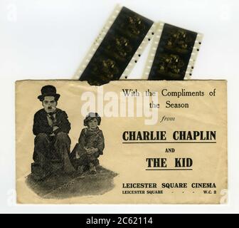Charlie Chaplin in The Kid (First National, 1921) with Jackie Coogan ...