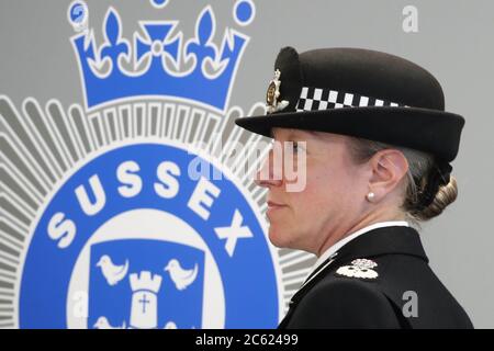 Chief Constable of Sussex Police Jo Shiner at Sussex Police ...