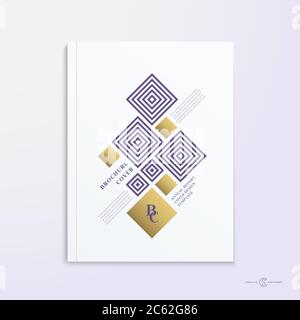 Brochure design soft template. Colourful modern abstract set, annual ...