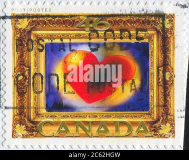 CANADA - CIRCA 2000: stamp printed by Canada, shows Christmas, circa ...