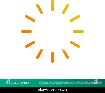 loading logo vector illustration design Stock Vector Image & Art - Alamy