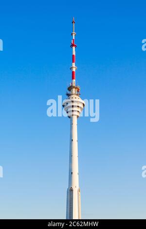 Baku TV Tower. concrete telecommunications tower, most prominent ...