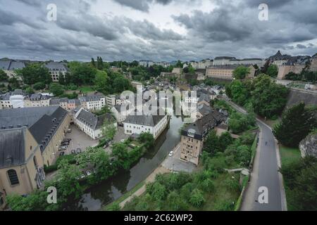 overview from the city Luxembourg 28 June 2020 Stock Photo - Alamy