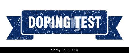 doping test ribbon. doping test grunge band sign. doping test banner ...