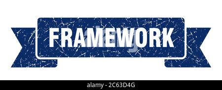 framework ribbon. framework grunge band sign. framework banner Stock ...