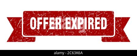 offer expired ribbon. offer expired grunge band sign. offer expired ...