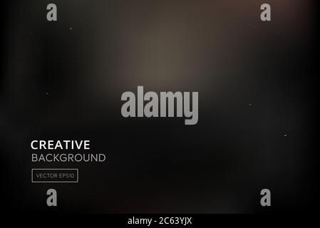 Dark horror gradient abstract black banner background Stock Vector ...