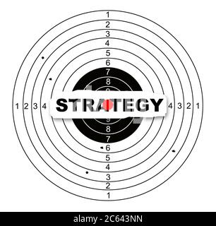 Value target made in 2d software Stock Photo - Alamy