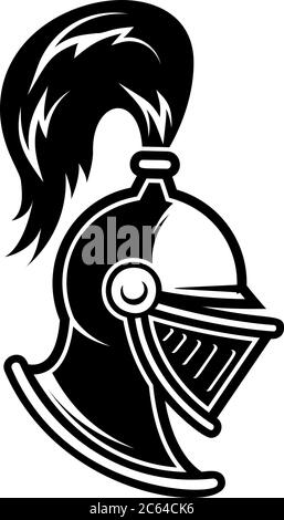 Etching style illustration head of a medieval court jester, harlequin ...