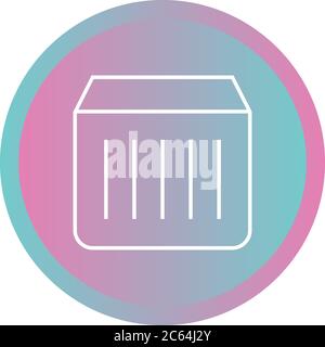 Unique Colors Box Vector Line Icon Stock Vector Image & Art - Alamy