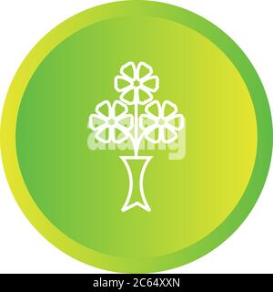 Unique Flower Bunch Vector Line Icon Stock Vector Image & Art - Alamy