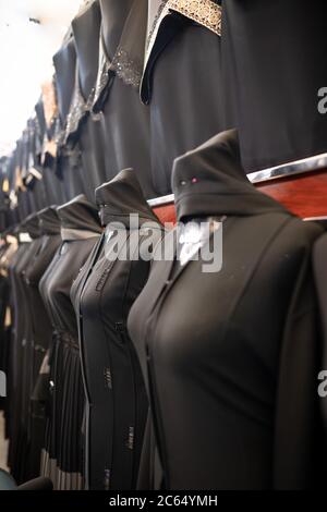 The abaya "cloak" sometimes also called an aba, is a simple, loose over ...