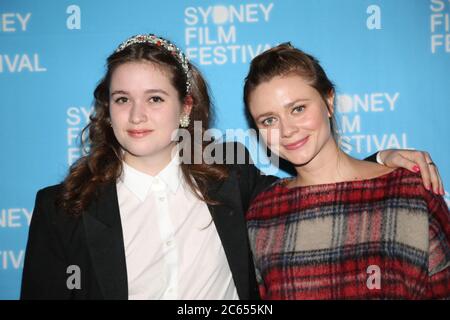 Australian actress Maeve Dermody arrives on the red carpet for the ...