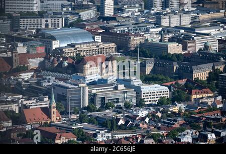 Stuttgart, Germany. 07th July, 2020. The city centre seen from the ...