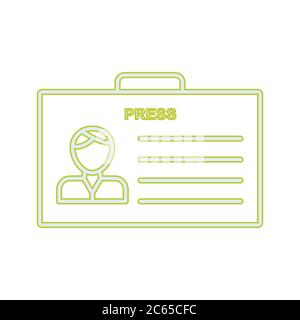Unique Male ID Vector Line Icon Stock Vector Image & Art - Alamy