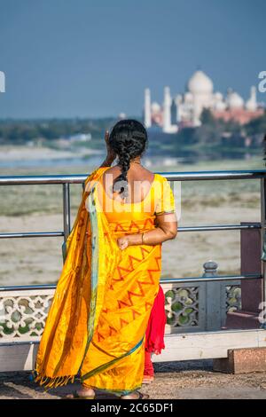 Landscape shot of Agra Fort in Agra, India Stock Photo - Alamy