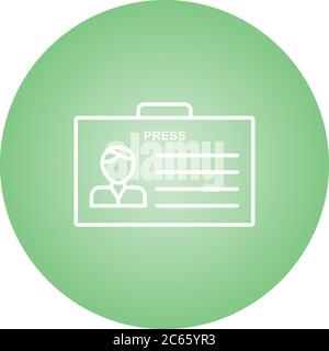 Unique Male ID Vector Line Icon Stock Vector Image & Art - Alamy