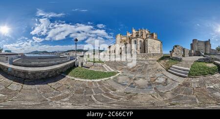 360° view of Fortress castle church - Alamy