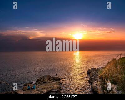 View of the Adriatic Sea at Rovinj, Adria, Istria, Croatia, Europe ...
