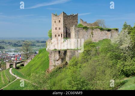 Castle ruin Schauenburg in Oberkirch in the Black Forest in Germany ...