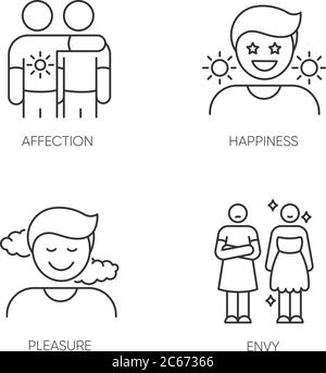 Envy pixel perfect linear icon. Negative emotion thin line customizable ...