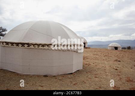 Old Nomadic Turkish Tents. Nomadic People Stock Photo - Alamy