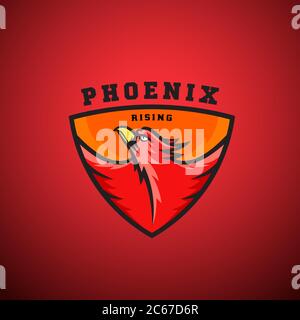 Rising phoenix emblems Stock Vector Image & Art - Alamy