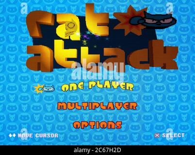 Rat Attack - Sony Playstation 1 PS1 PSX - Editorial use only Stock ...