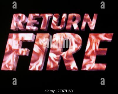 Return Fire - Sony Playstation 1 PS1 PSX - Editorial use only Stock ...