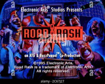 Road Rash - Sony Playstation 1 PS1 PSX - Editorial use only Stock Photo ...