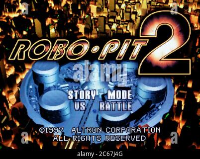 Robo Pit - Sony Playstation 1 PS1 PSX - Editorial use only Stock Photo ...