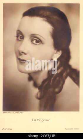 Lil Dagover, Publicity Portrait for the German Silent Film, "Hungarian ...