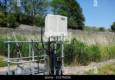 Reed bed sewage filtration system Sheepdrove Organic Farm Berkshire ...