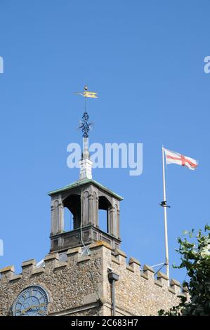 Church Tower, Finchingfield Stock Photo - Alamy