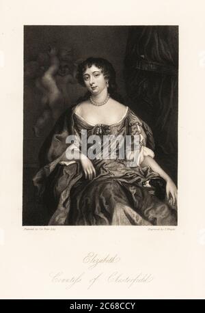 Elizabeth, Countess of Chesterfield (1640-1665) by Isaac Beckett Stock Photo - Alamy